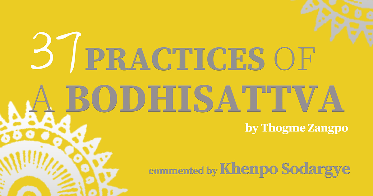 The Thirty-Seven Practices of a Bodhisattva – The Official Website of Khenpo Sodargye Rinpoche